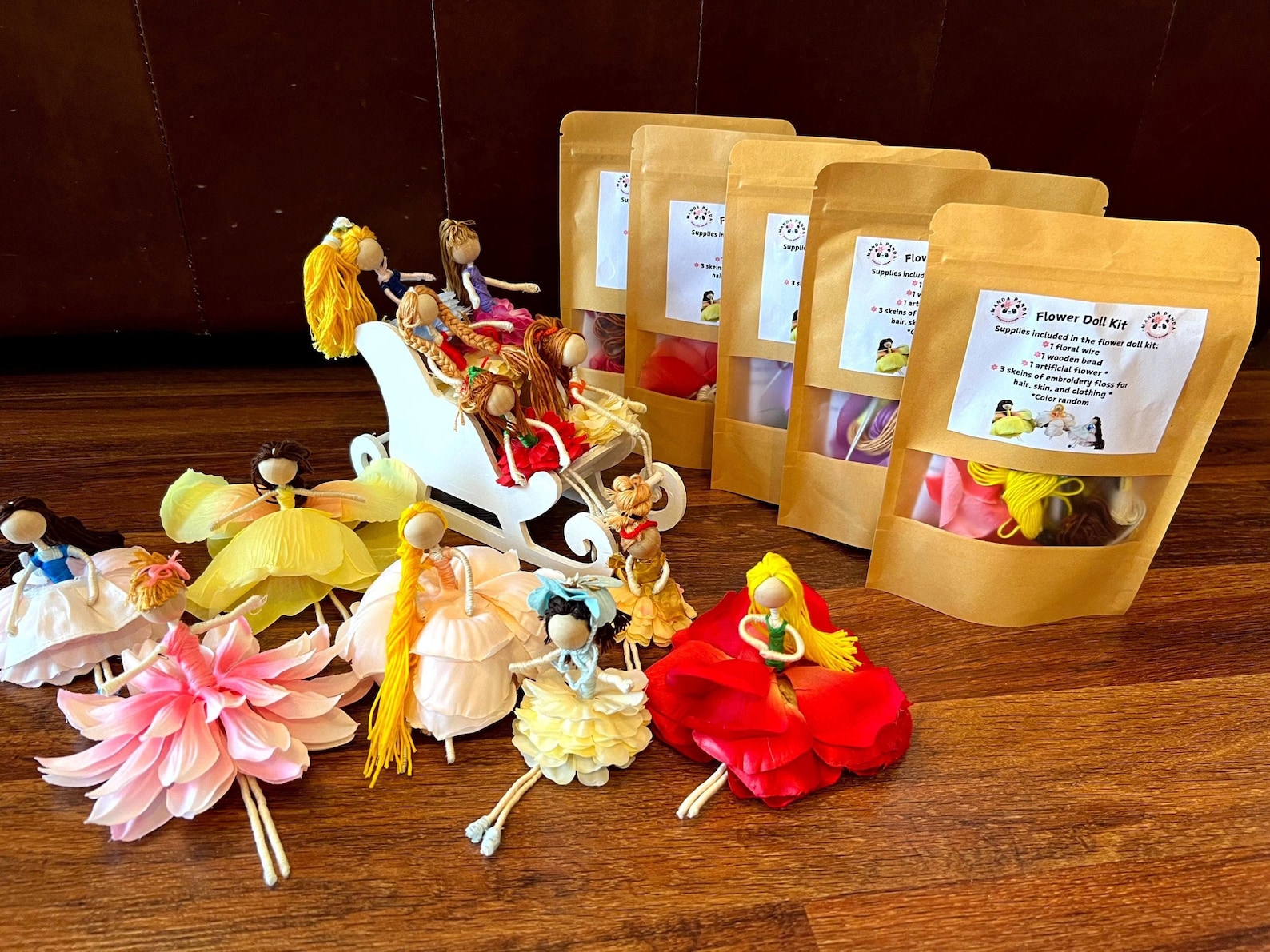 Build Your Own - Fairy Doll Kit, Flower Fairy Doll DIY Gift Kit ...