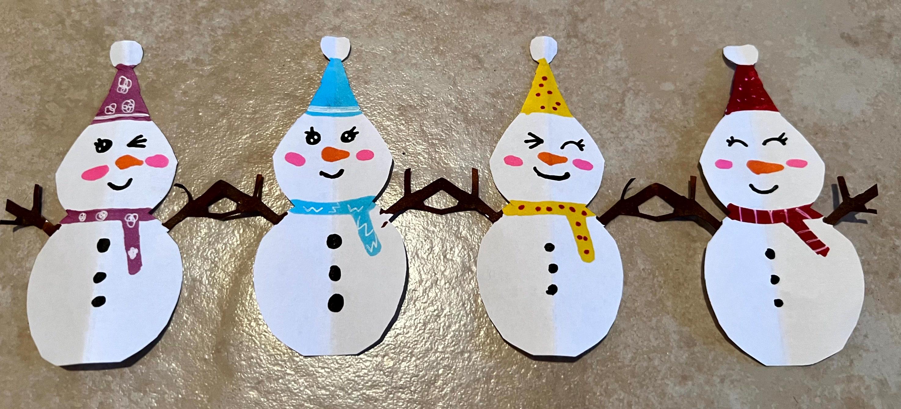 Fun Snowman Chain Craft | Special Snowman Christmas Craft | Paper ...