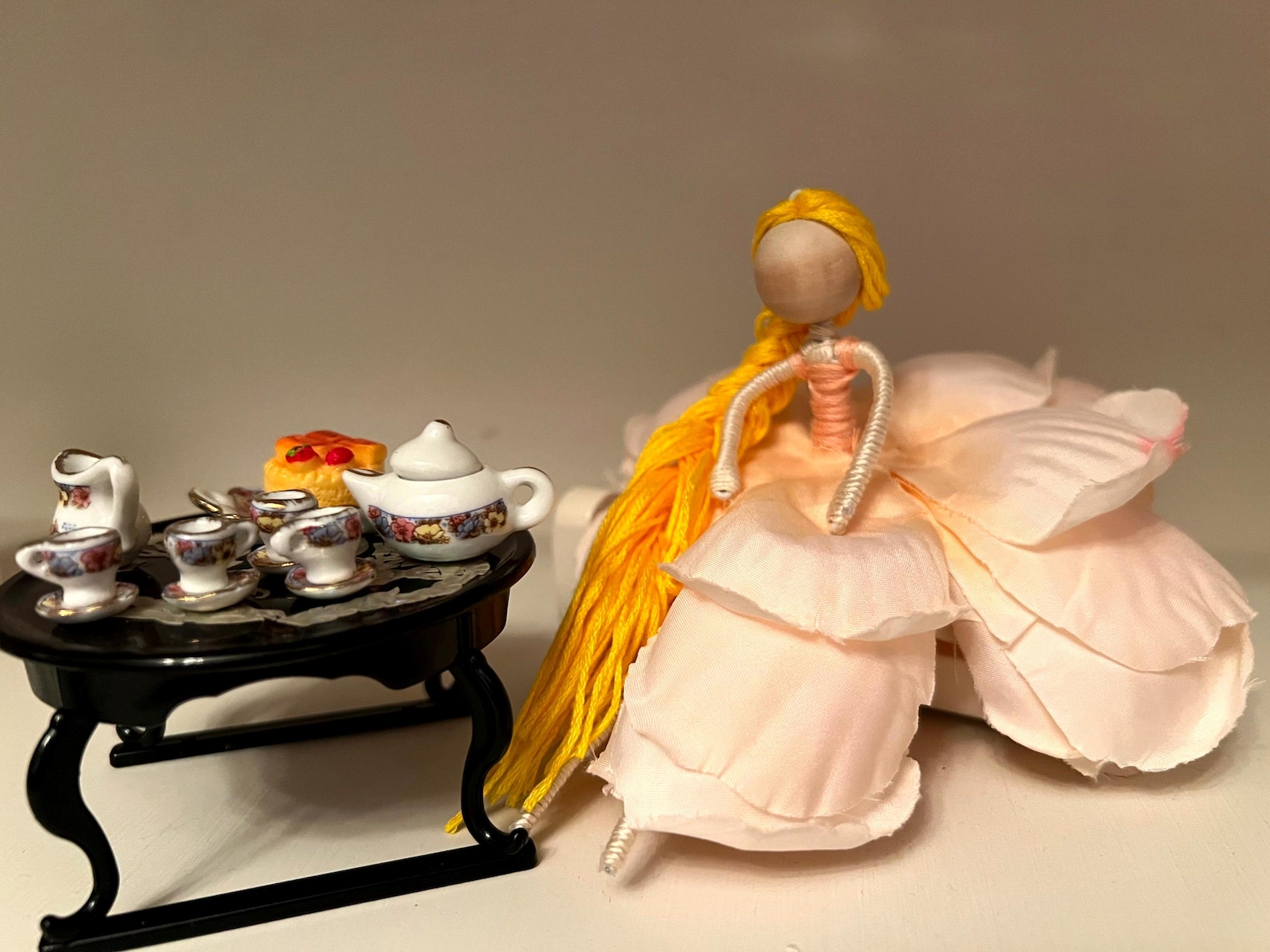 Flower Doll PDF Pattern, Flower Fairy Doll PDF Instructions, Flower ...