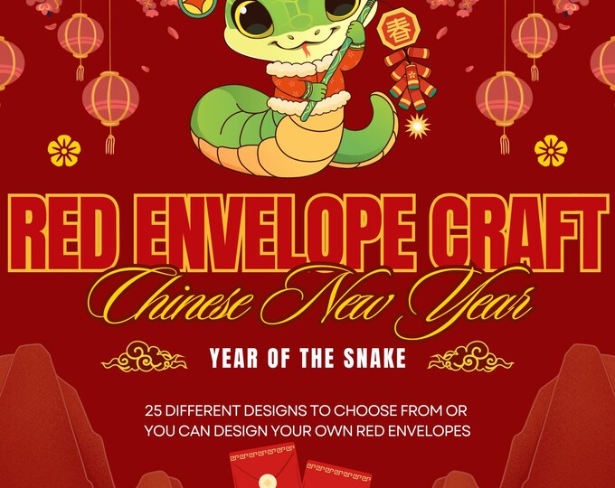 Celebrate 2025 Chinese New Year With This Chinese Red Envelope Craft ...