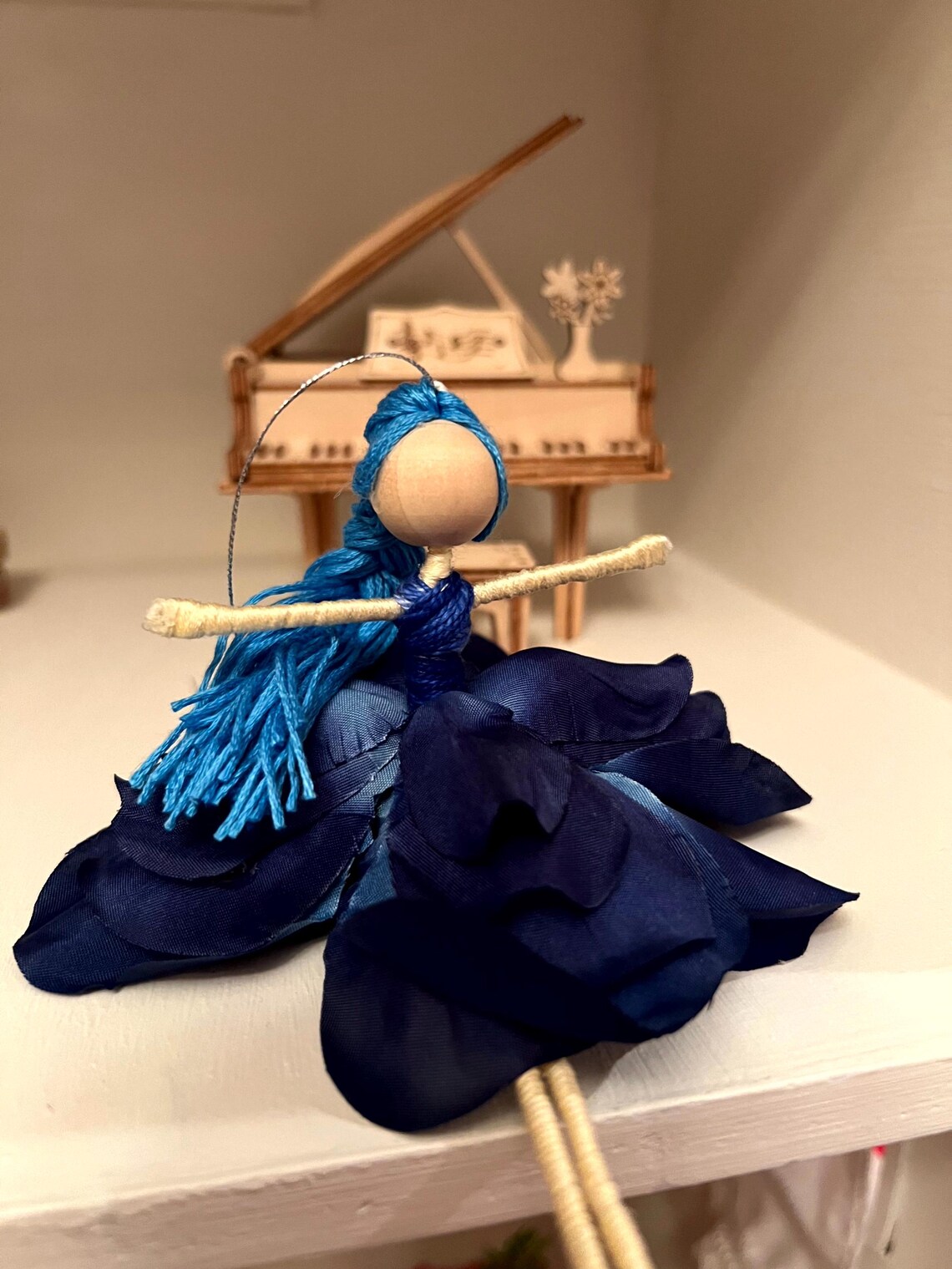 Flower Doll PDF Pattern, Flower Fairy Doll PDF Instructions, Flower ...