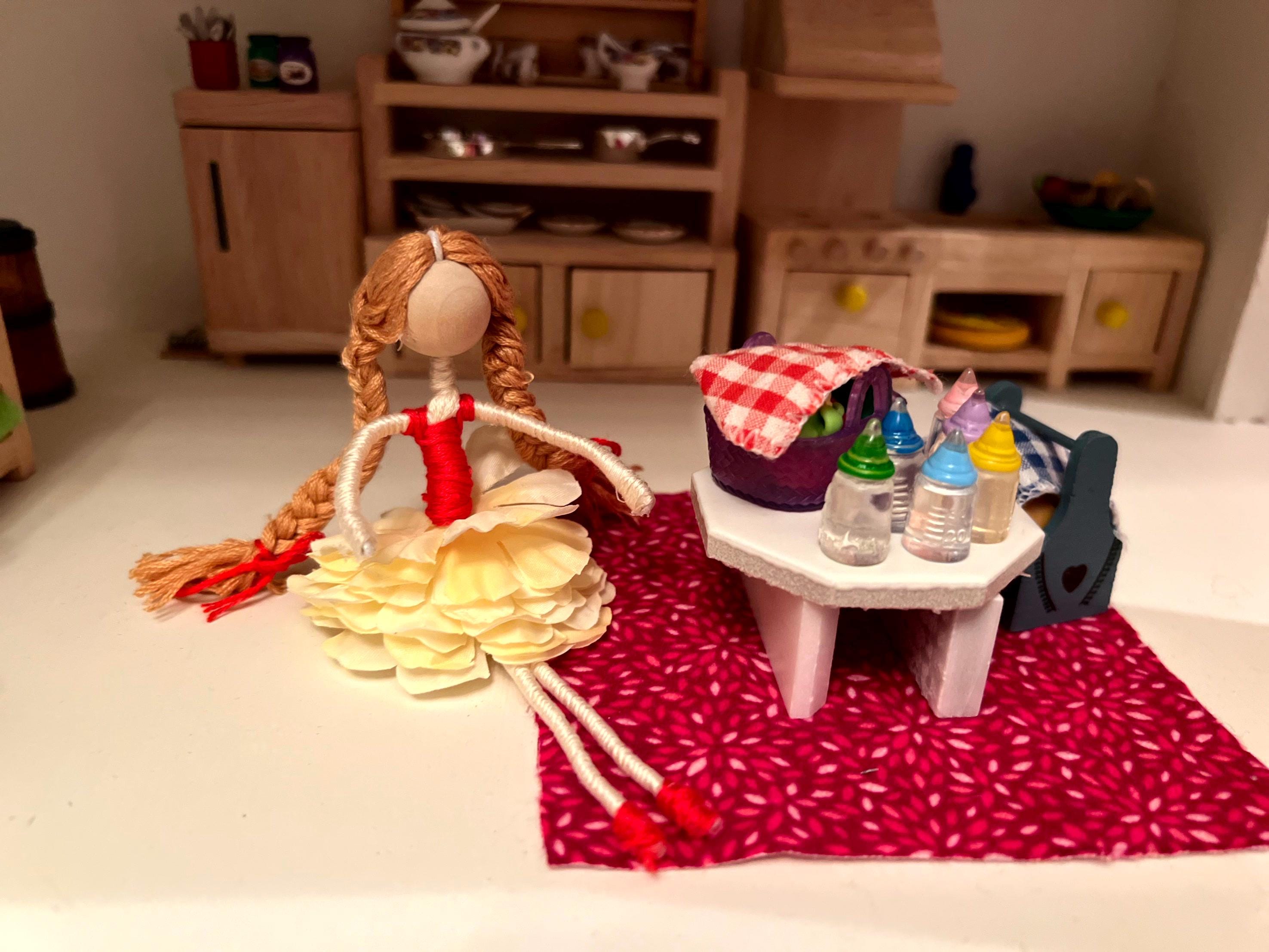 Flower Doll PDF Pattern, Flower Fairy Doll PDF Instructions, Flower ...