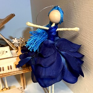 Flower Doll PDF Pattern, Flower Fairy Doll PDF Instructions, Flower ...