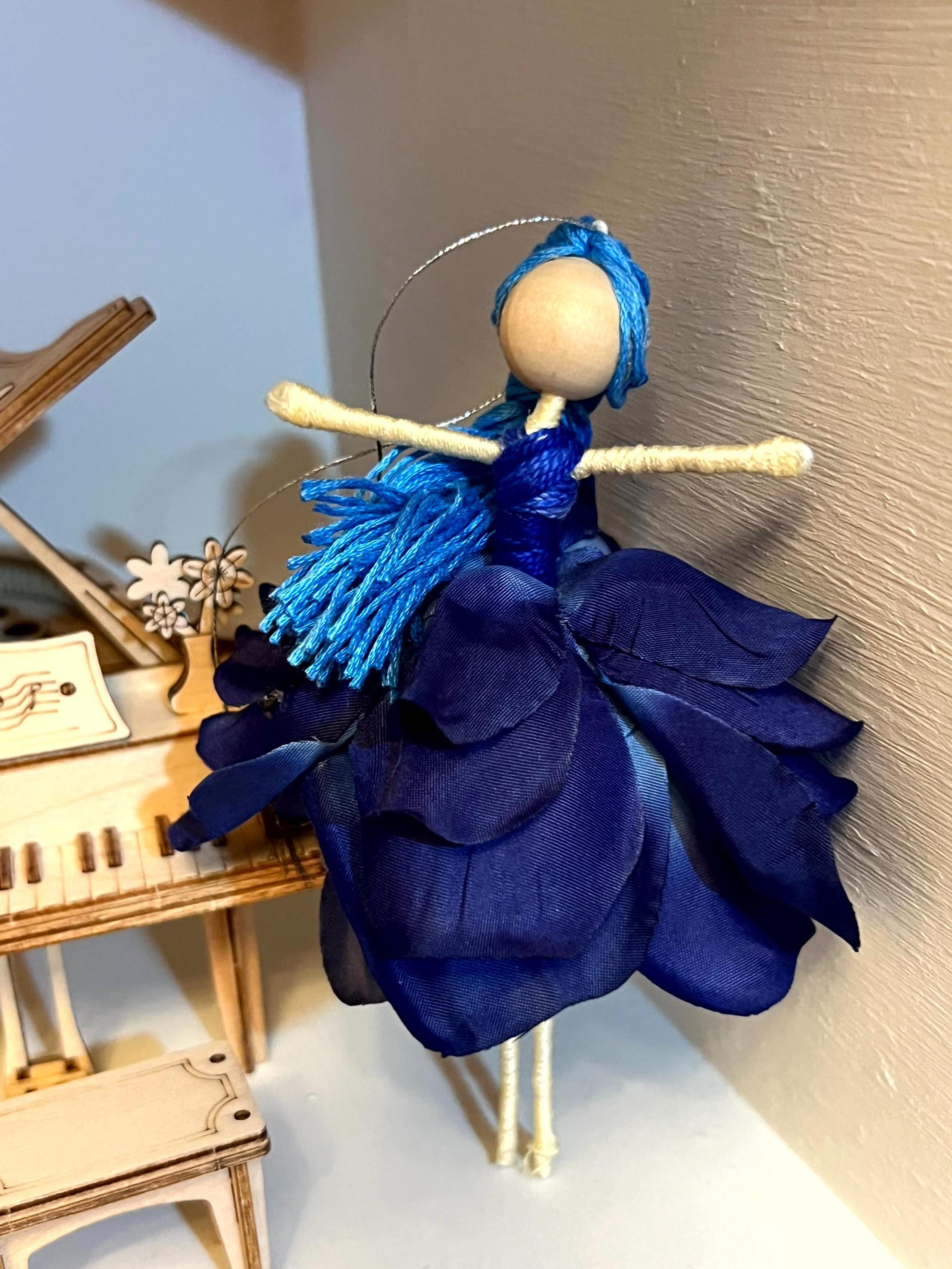 Flower Doll PDF Pattern, Flower Fairy Doll PDF Instructions, Flower ...