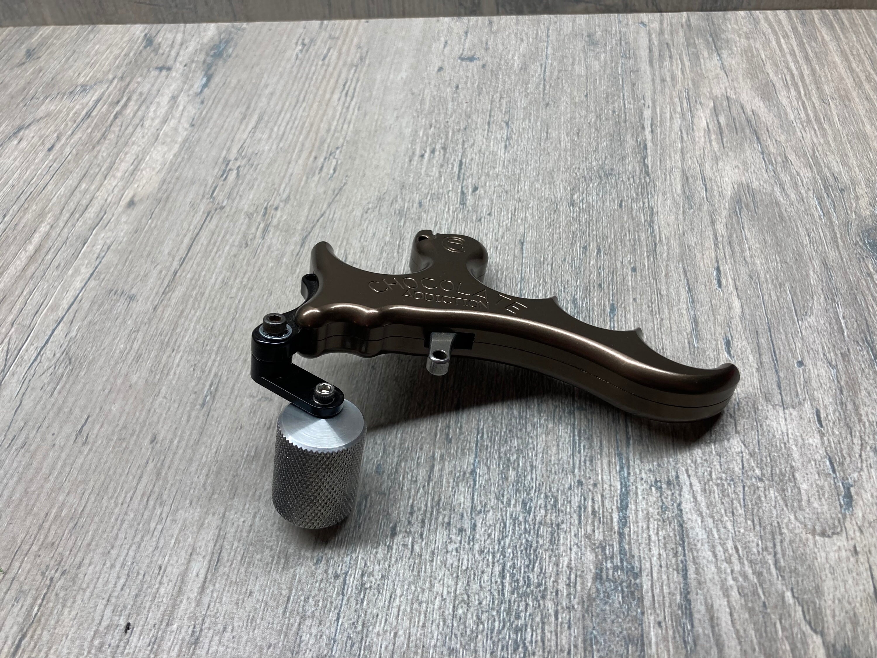 Carter Chocolate Addiction ALUMINUM Custom Thumb Button Made by Outdoor ...