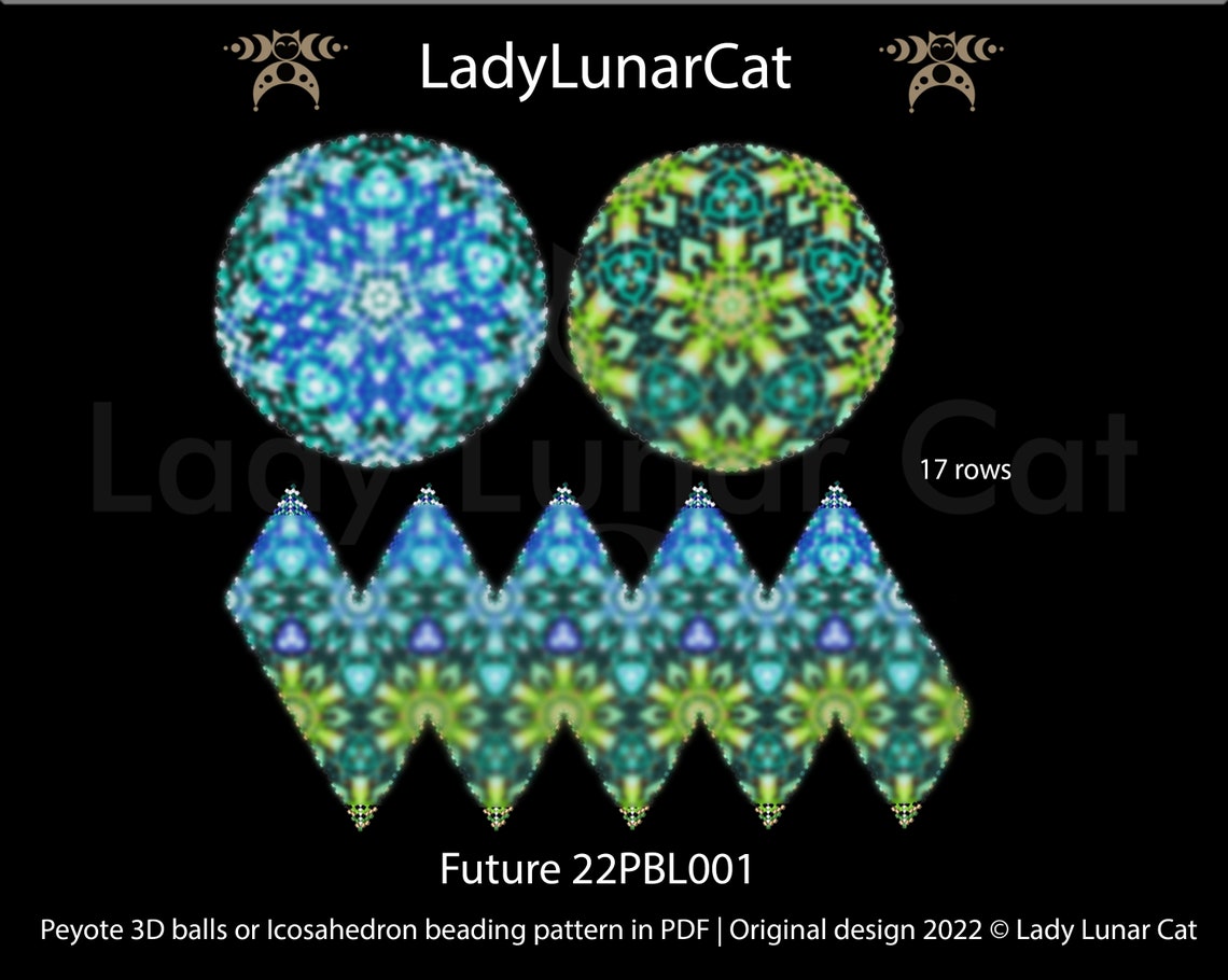 Peyote 3d Ball Pattern - Mandala Beading Tutorial - DIY Winter Ornament ...