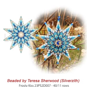 Christmas Star Beading Tutorial - Peyote 2 Drop Star Pattern for ...