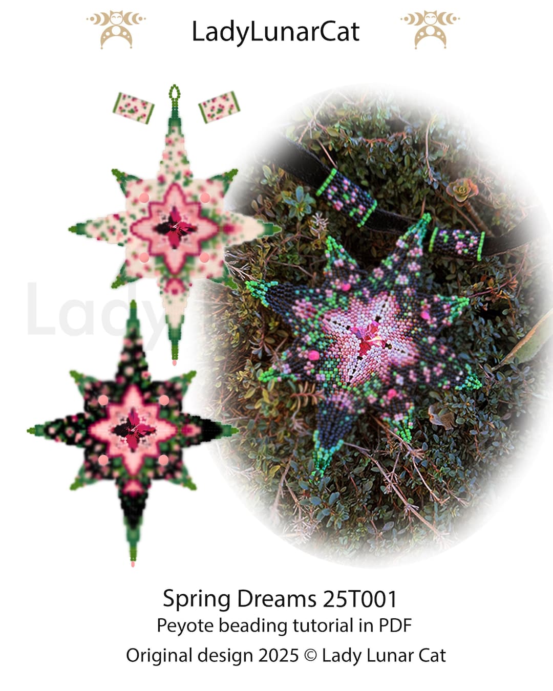 Flower Peyote Easy Beading Tutorial - Basic Peyote Pattern for Seed ...