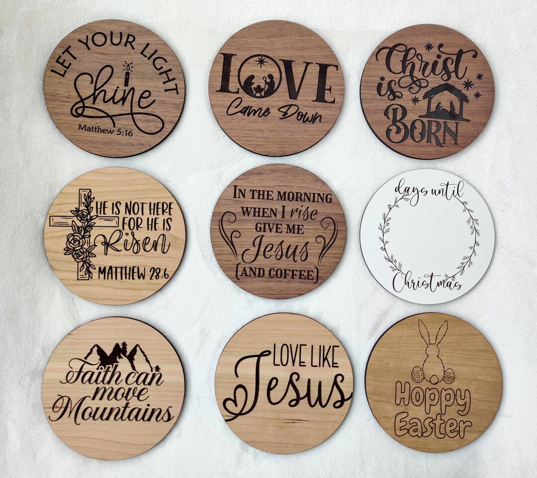 Christian Religious Insert Bundles—interchangeable Inserts for Our ...