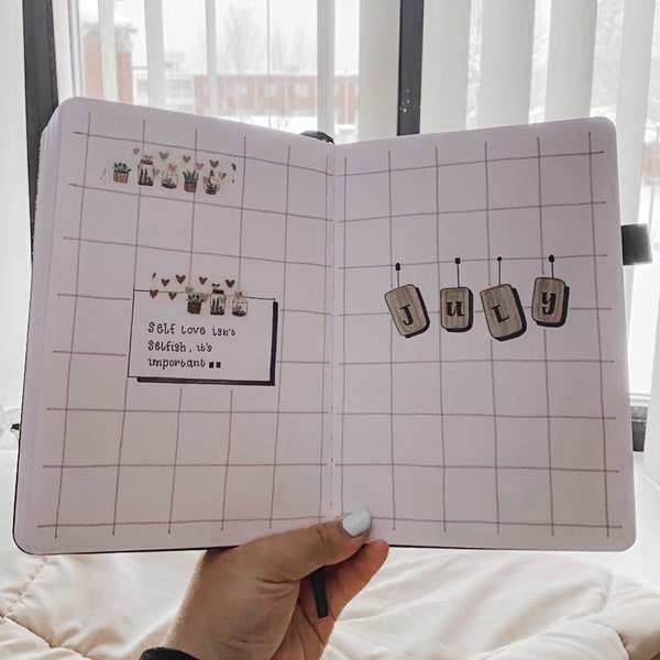 Premade Bullet Journal - Etsy
