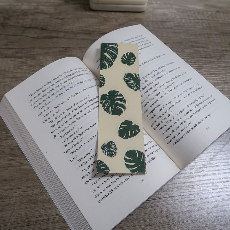 Palm Leaves Bookmark | Book Lover Gifts | Bookish | Cute Bookmarks - Etsy