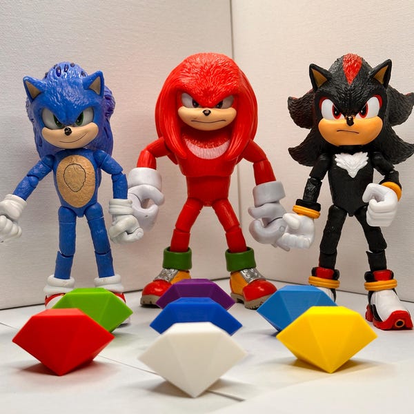 Sonic Chaos Emerald Toys - Etsy