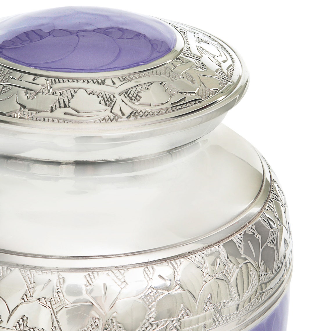 Angel Wings Urn. Purple Cremation Urns for Human Ashes Adult Large ...