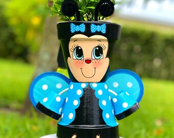 Ladybug Flower Pot - Etsy
