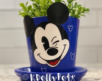 Mickey Mouse Pot - Etsy