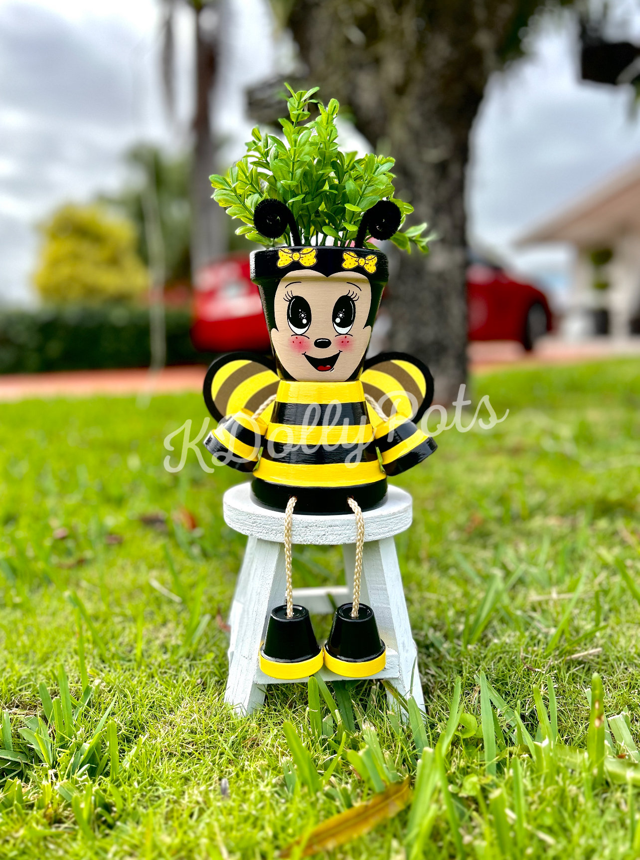 Clay Pot People Planters