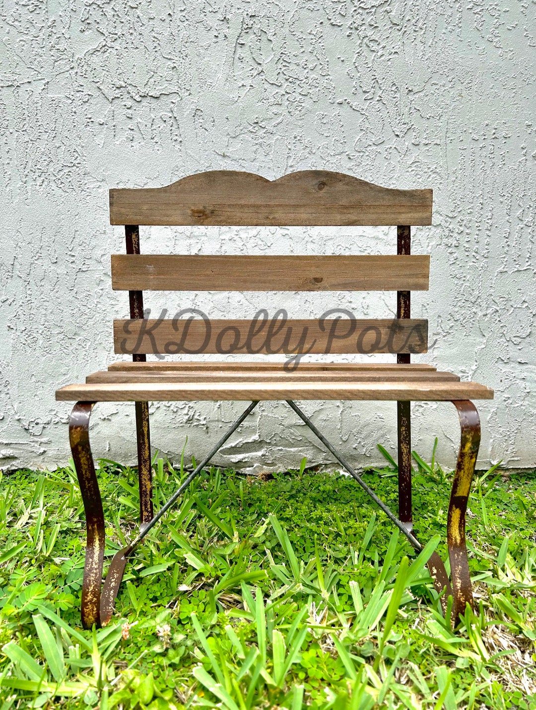 Small Bench/flower Pot People Seat/doll Bench/plant Stand/furniture ...