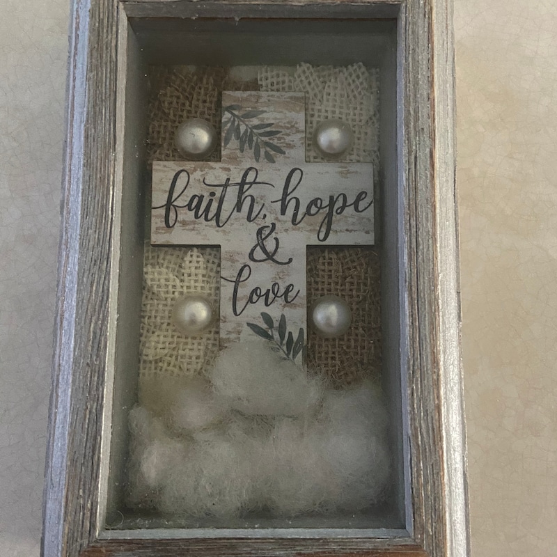 Faith Shadow Box - Etsy