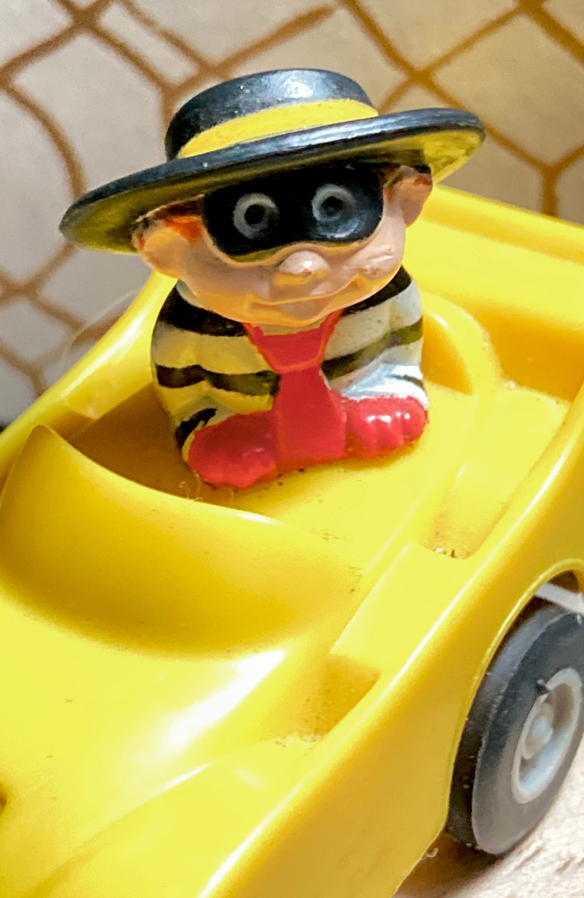 1988 Advertisement Mascot-turbo Macs- Pull and Go Toy- Hamburglar ...
