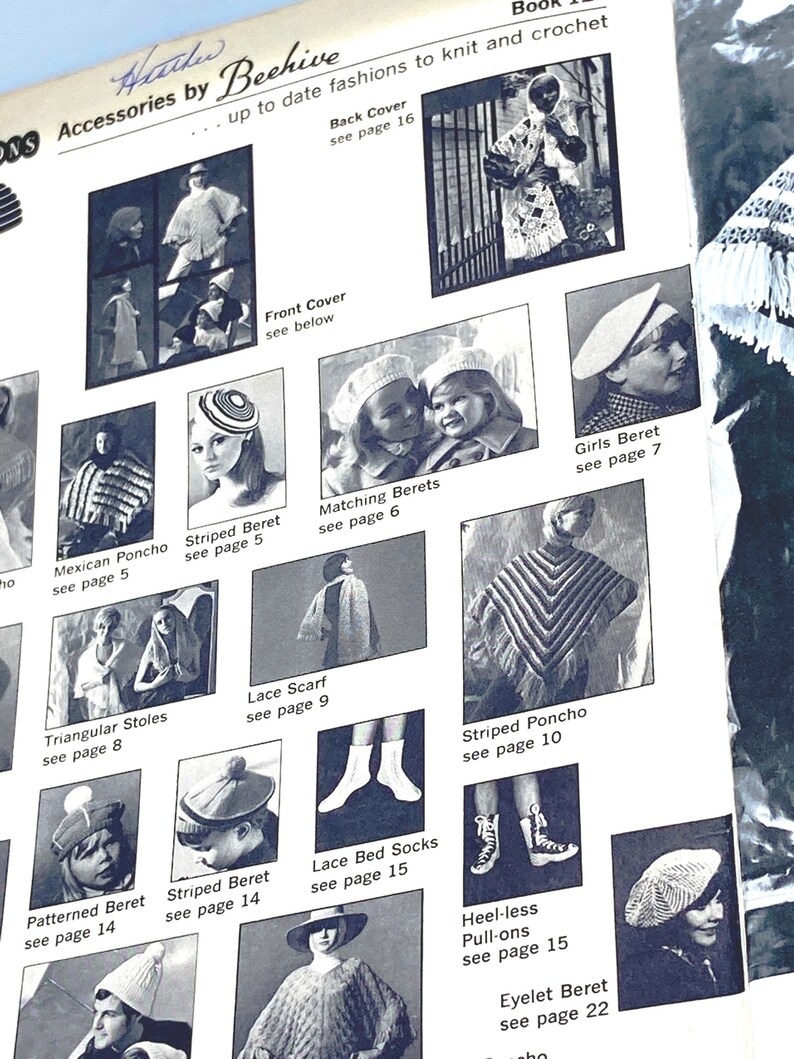 Vintage Patons Knitting Pattern Book 127 Accessories by - Etsy