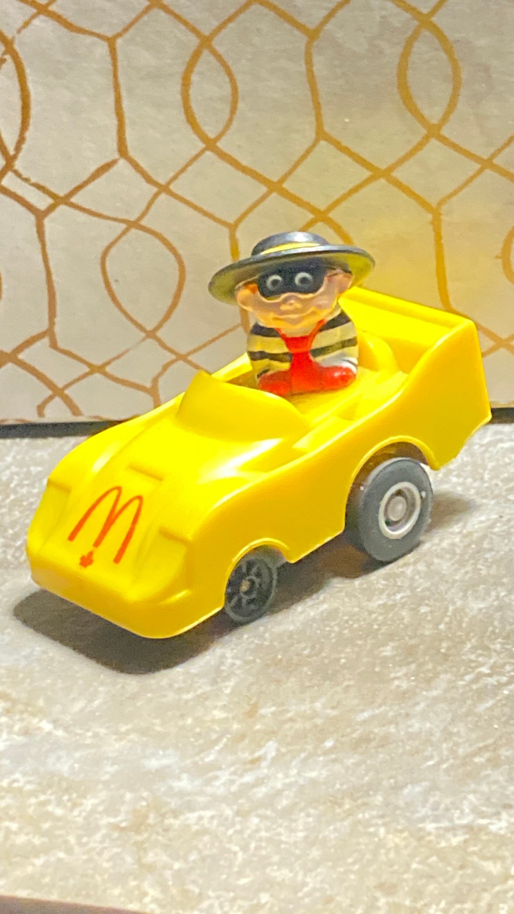 1988 Advertisement Mascot-turbo Macs- Pull and Go Toy- Hamburglar ...