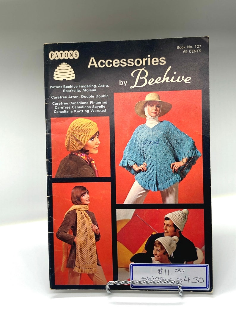 Vintage Patons Knitting Pattern Book 127 Accessories by - Etsy