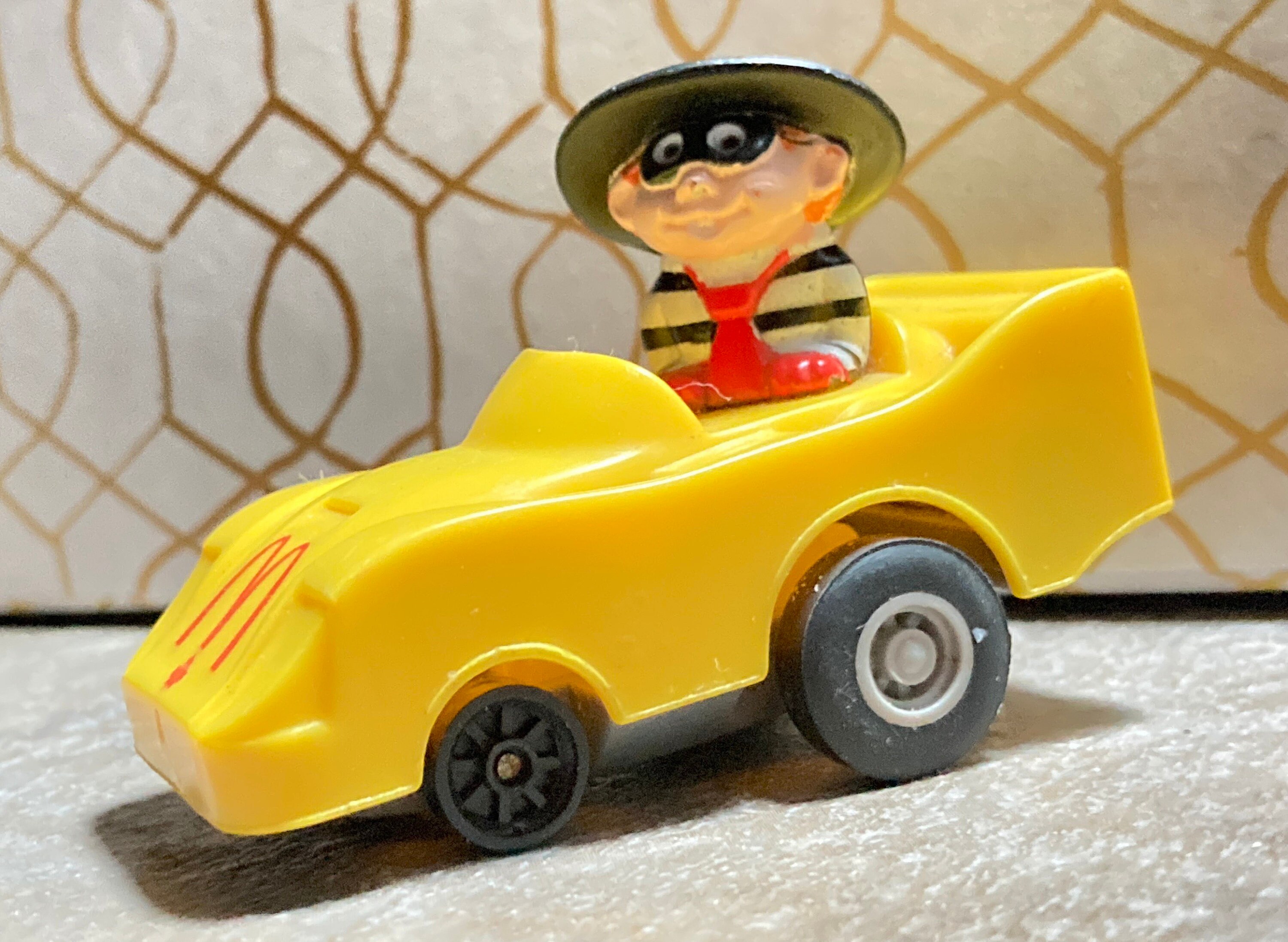 1988 Advertisement Mascot-turbo Macs- Pull and Go Toy- Hamburglar ...