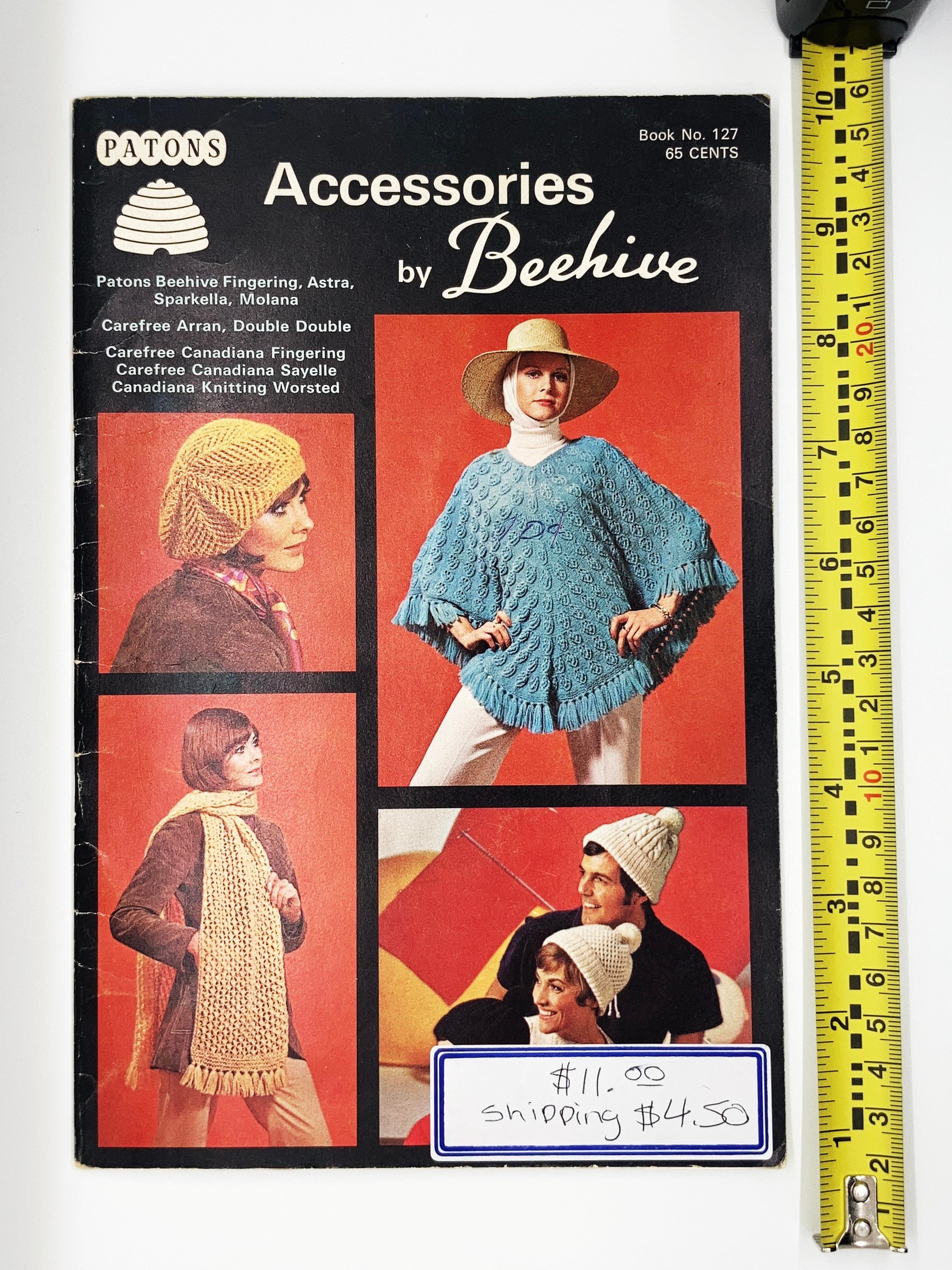 Vintage Patons Knitting Pattern Book 127 Accessories by Beehive Crochet ...