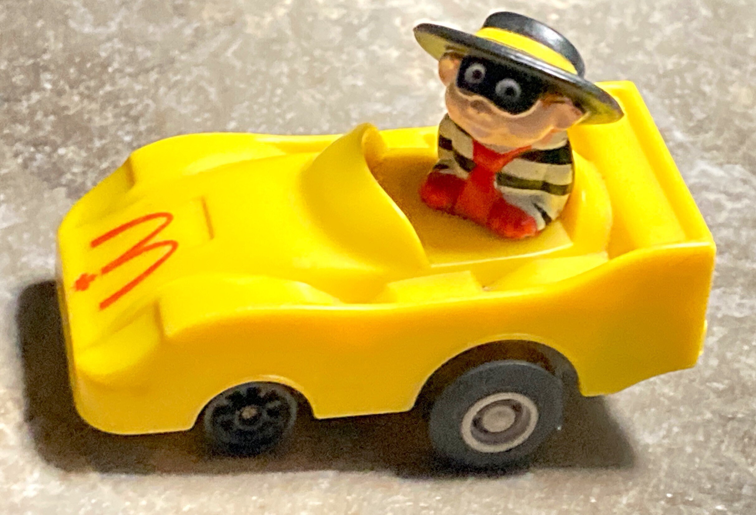 1988 Advertisement Mascot-turbo Macs- Pull and Go Toy- Hamburglar ...