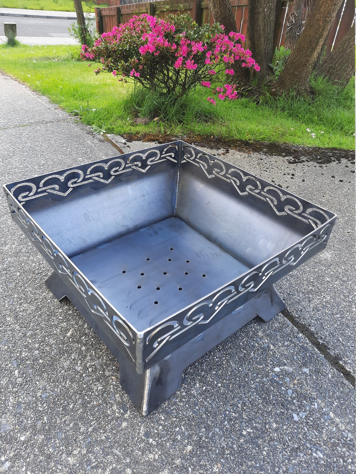 Fire Pit Classic Design Garden Patio Bbq Heart - Etsy UK