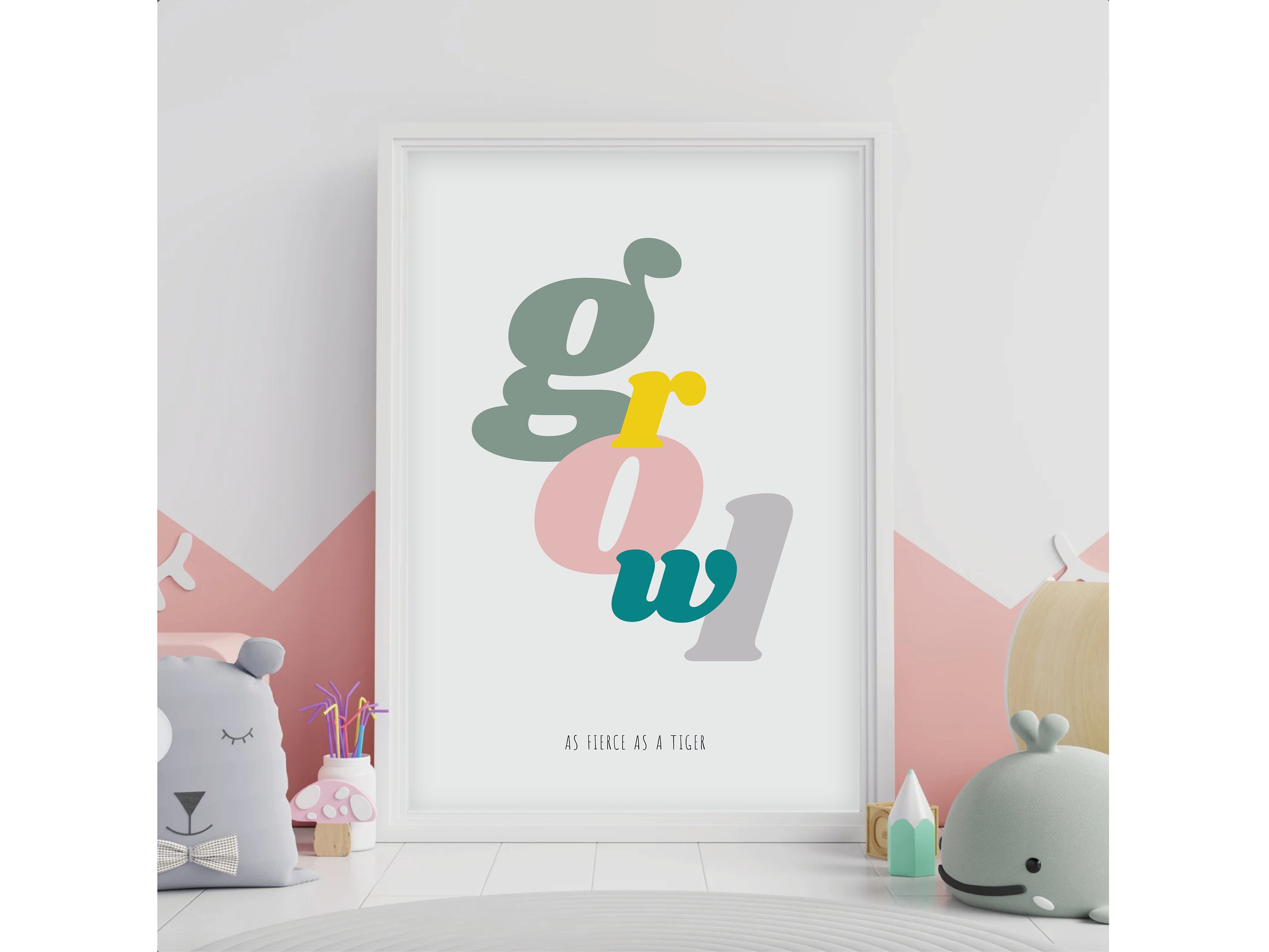 Printable Kids Wall Art Kids Print Animal Nursery Print Instant ...