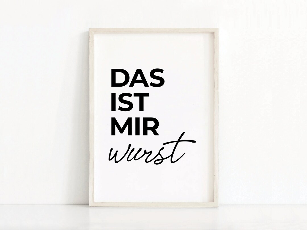German Quote Print | German Printable Art | Home Decor ...