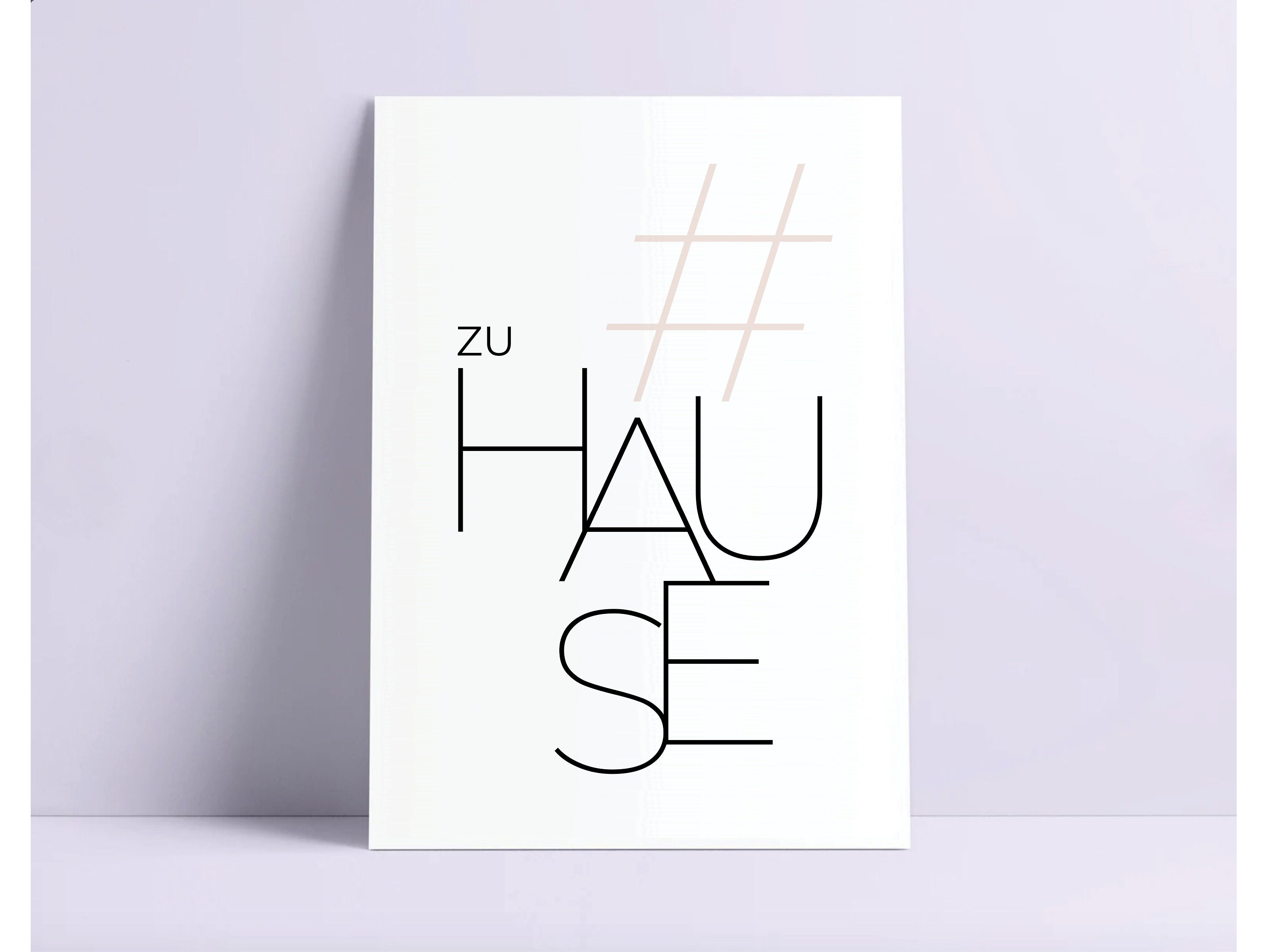 German Typography Wall Art Print | Digital Download Art | Quote Art ...