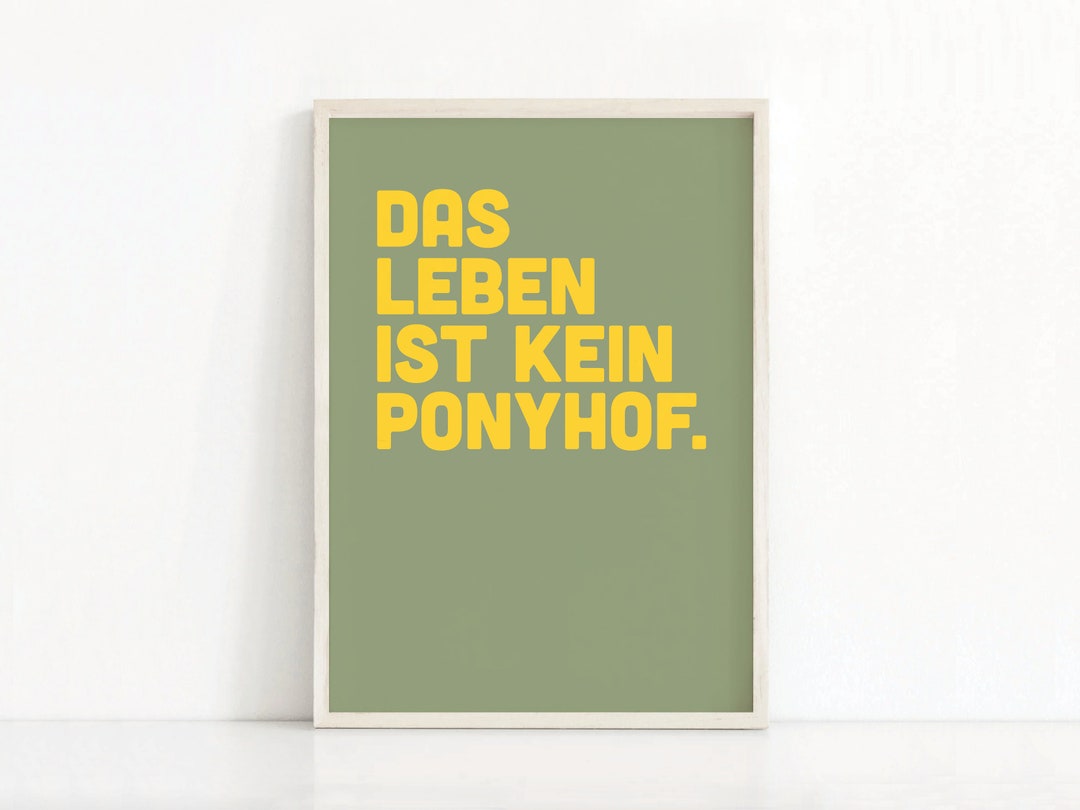 German Wall Art Print | Printable Quote Print | Printable Art | German ...