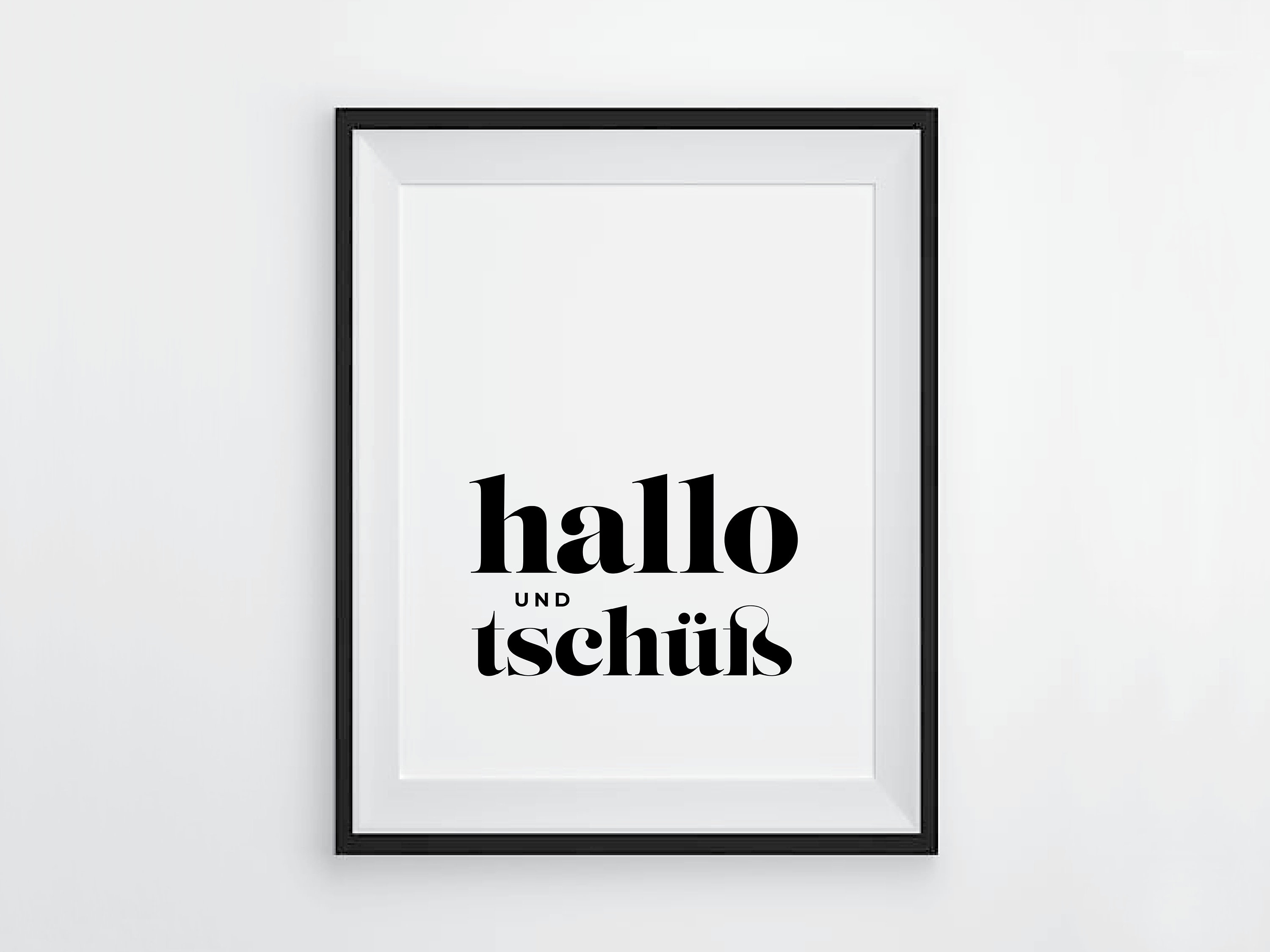 German Printable Quote German Typography Wall Art German - Etsy