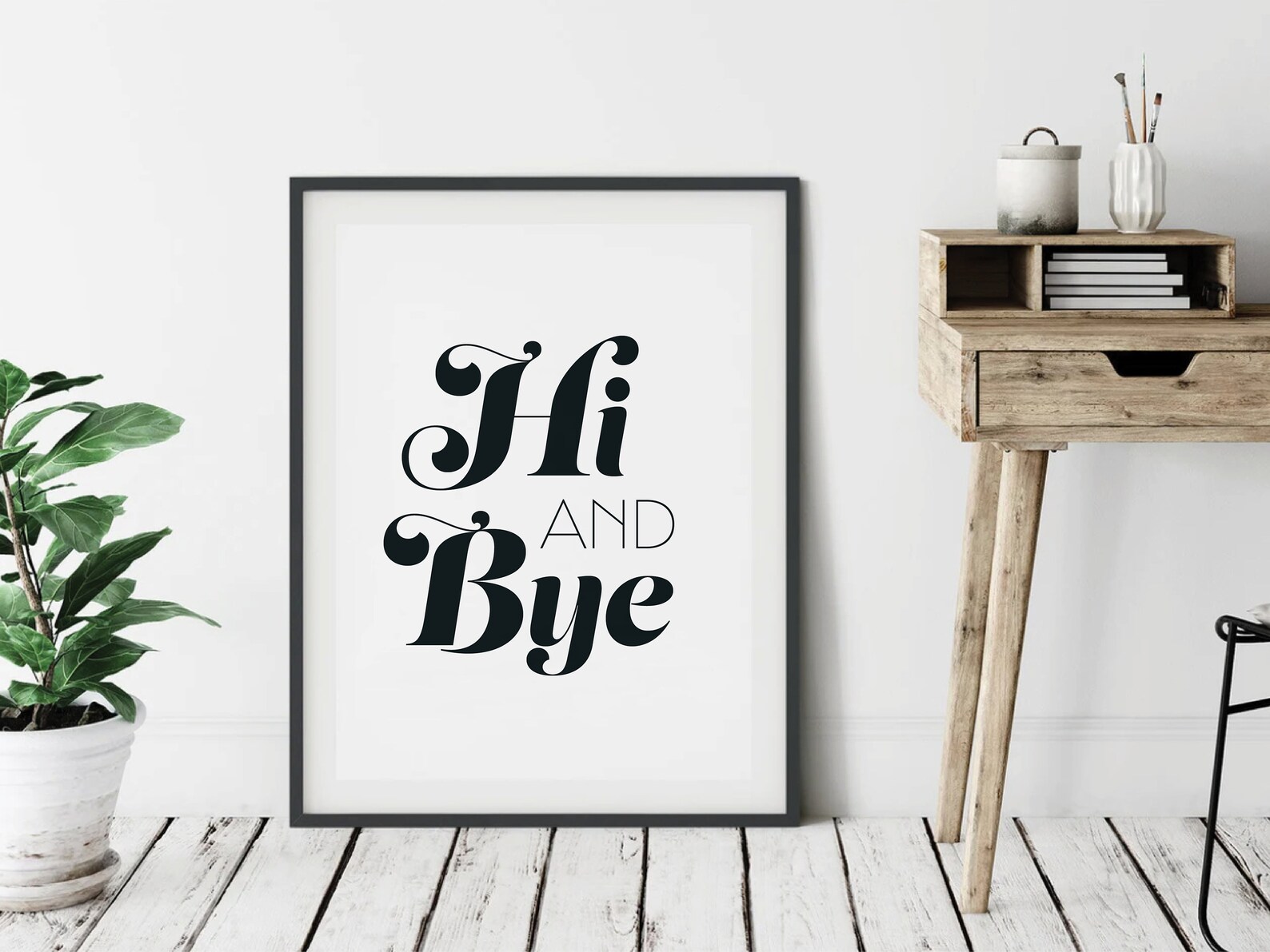 Printable Quote Hello Goodbye Wall Art Typography Wall Art - Etsy