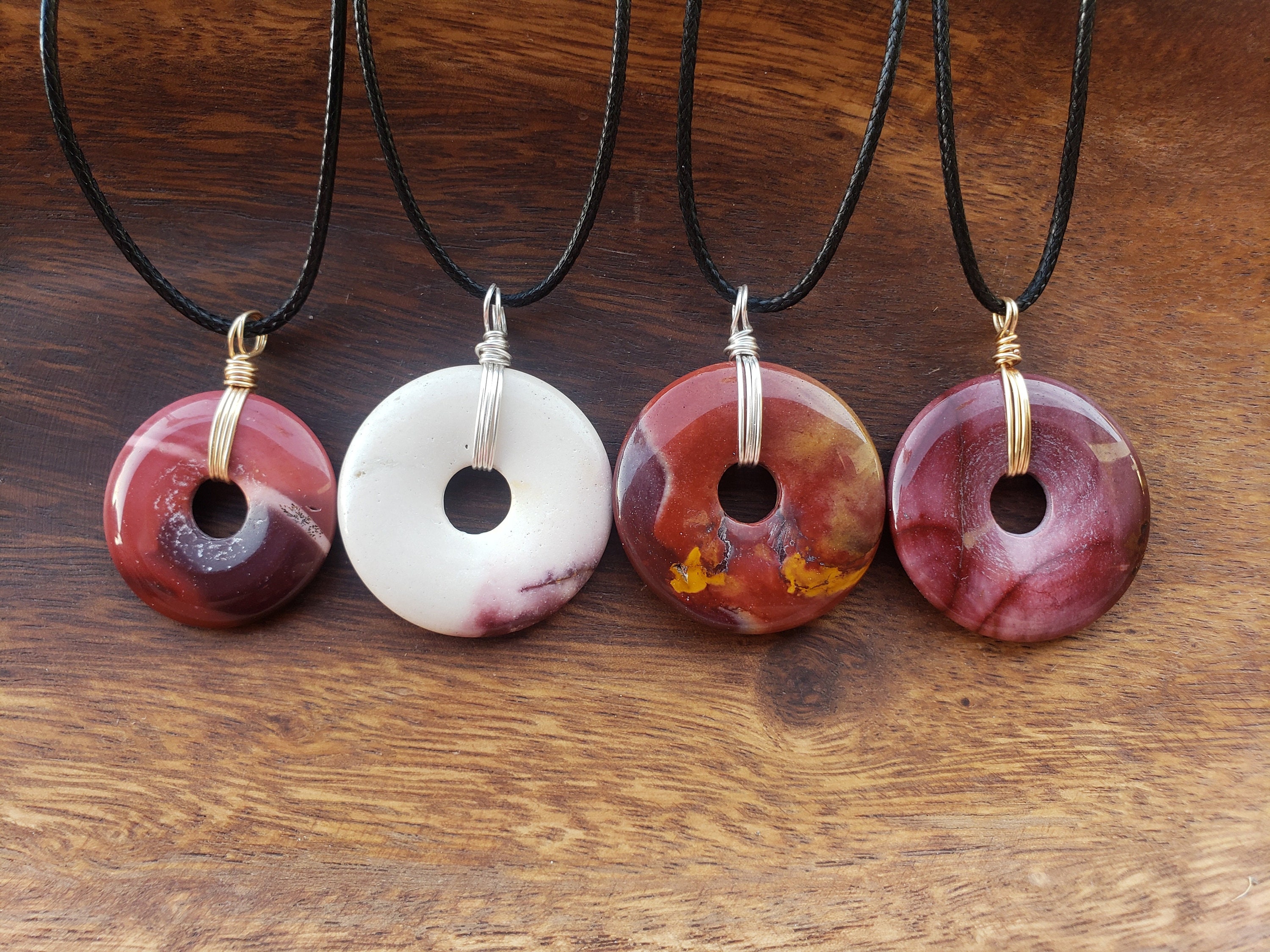 Mookaite Pi Stone Pendant - Etsy