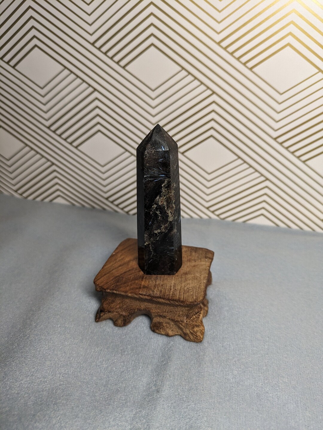 Arfvedsonite Tower - Etsy