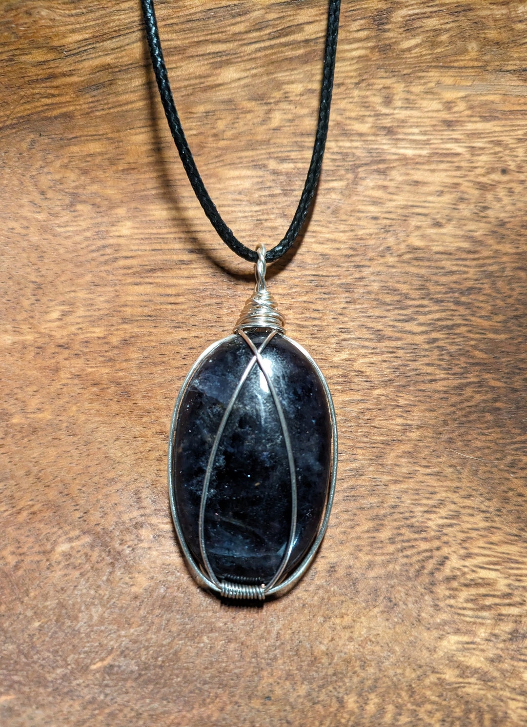 Iolite Pendant - Etsy