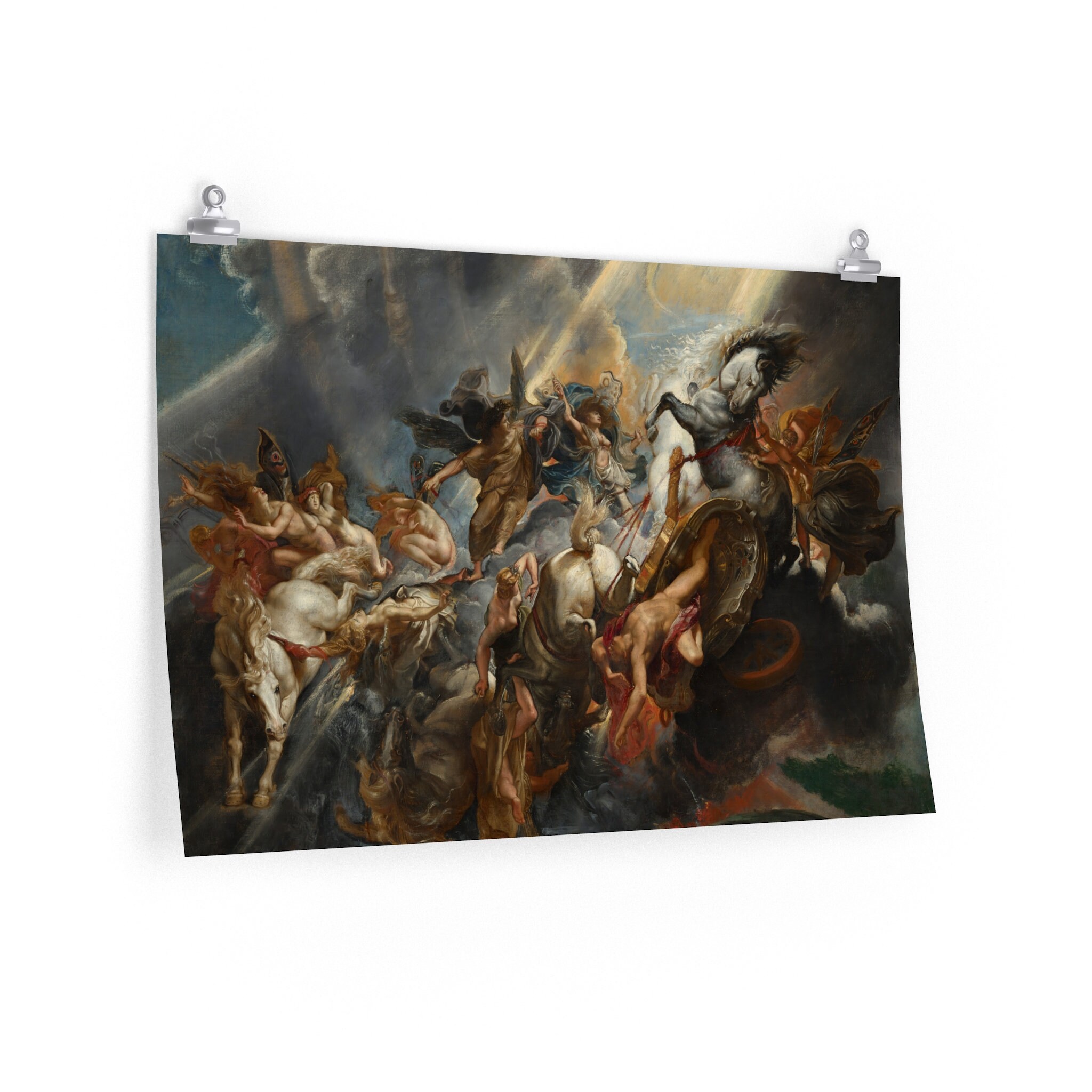 Fall of Phaeton Art Print - Etsy