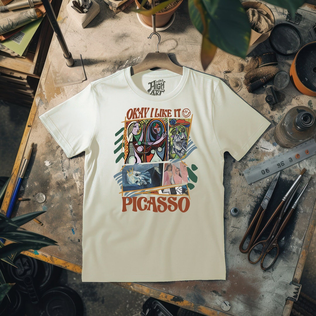 Picasso Meme Collage Shirt for Art Lover Classic Art Meme Clothing ...