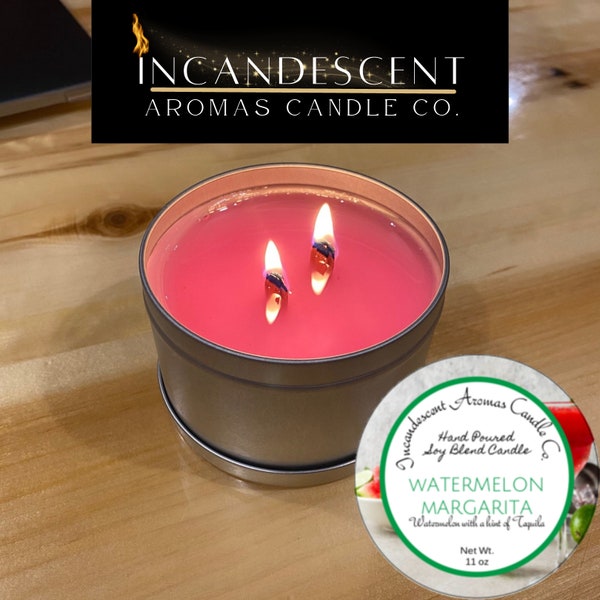 Watermelon Candle - Etsy