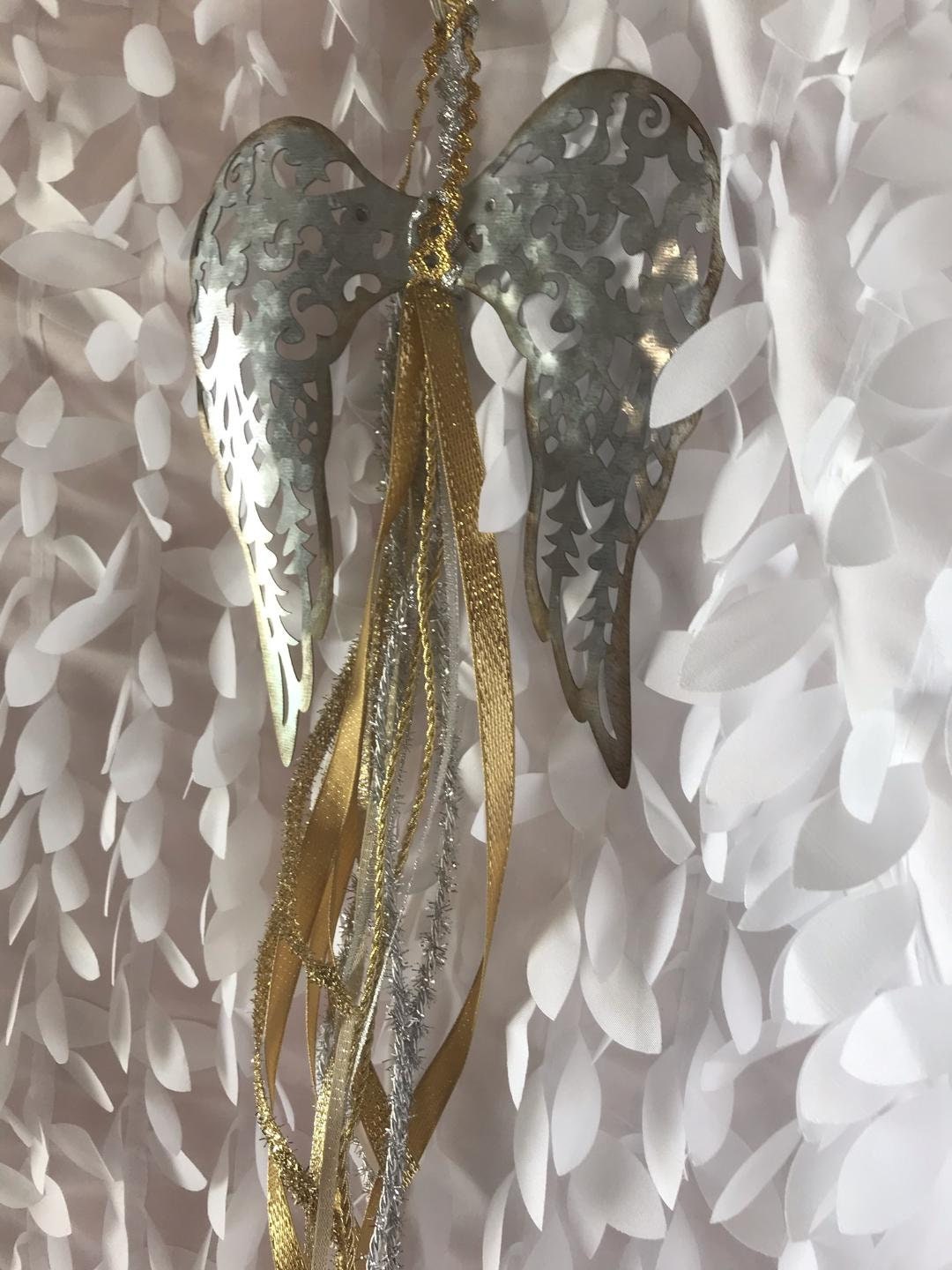 Angel Wings Gift Faith Thinking of You Rustic Ornament - Etsy