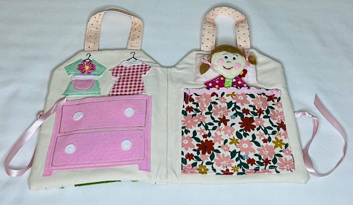 Cloth "paper Doll" Set - Etsy