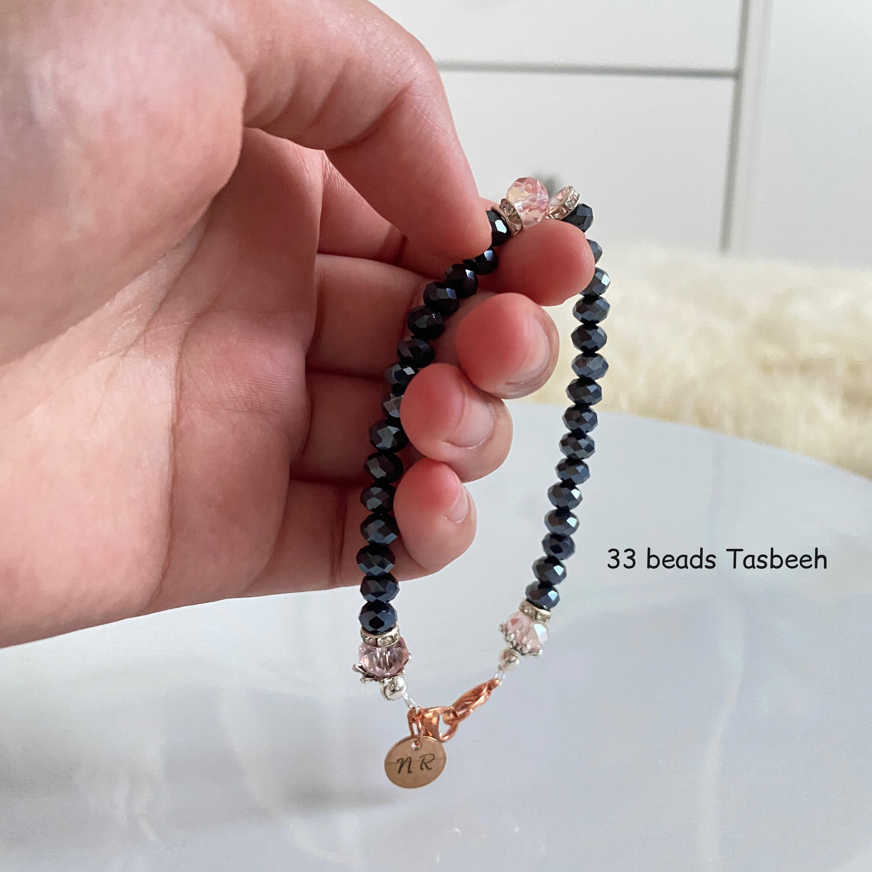 3 in 1 Hijab Ear Saver Bead Bracelet Tasbeeh Islamic Prayer | Etsy