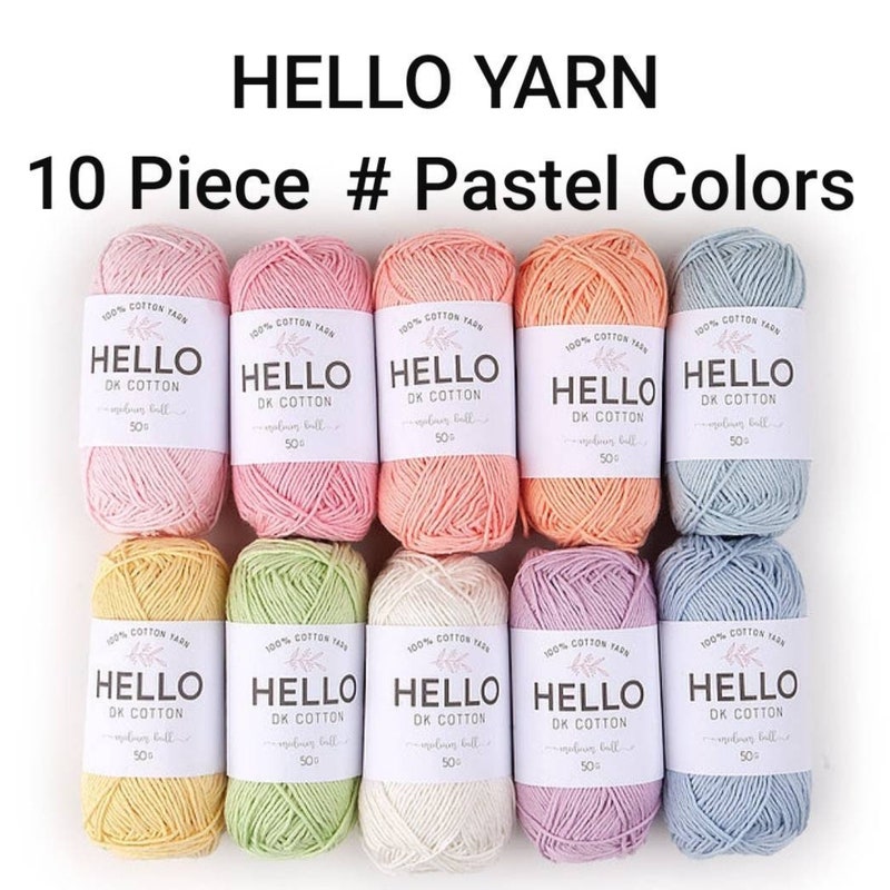 Pastel Yarn - Etsy