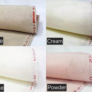 Soft Linen Aida Fabric 20 Count: Cross Stitch, Embroidery, Needlepoint ...