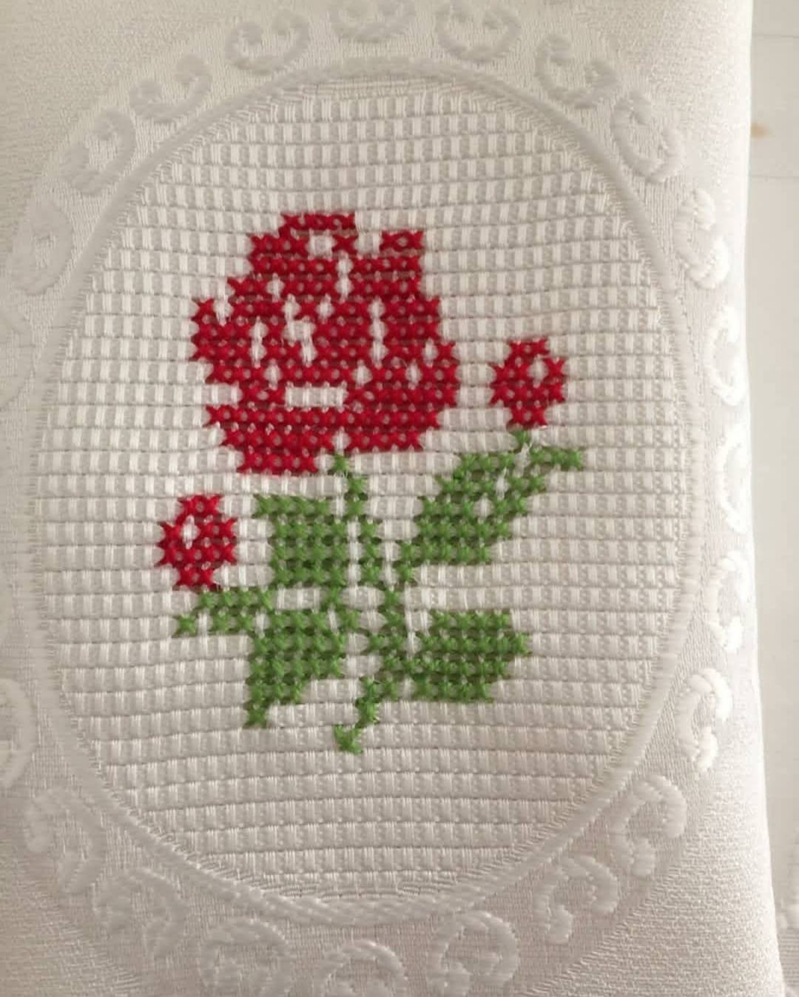 Aida Cloth Table Cover: Stain Resistant Cross Stitch Fabric - Etsy