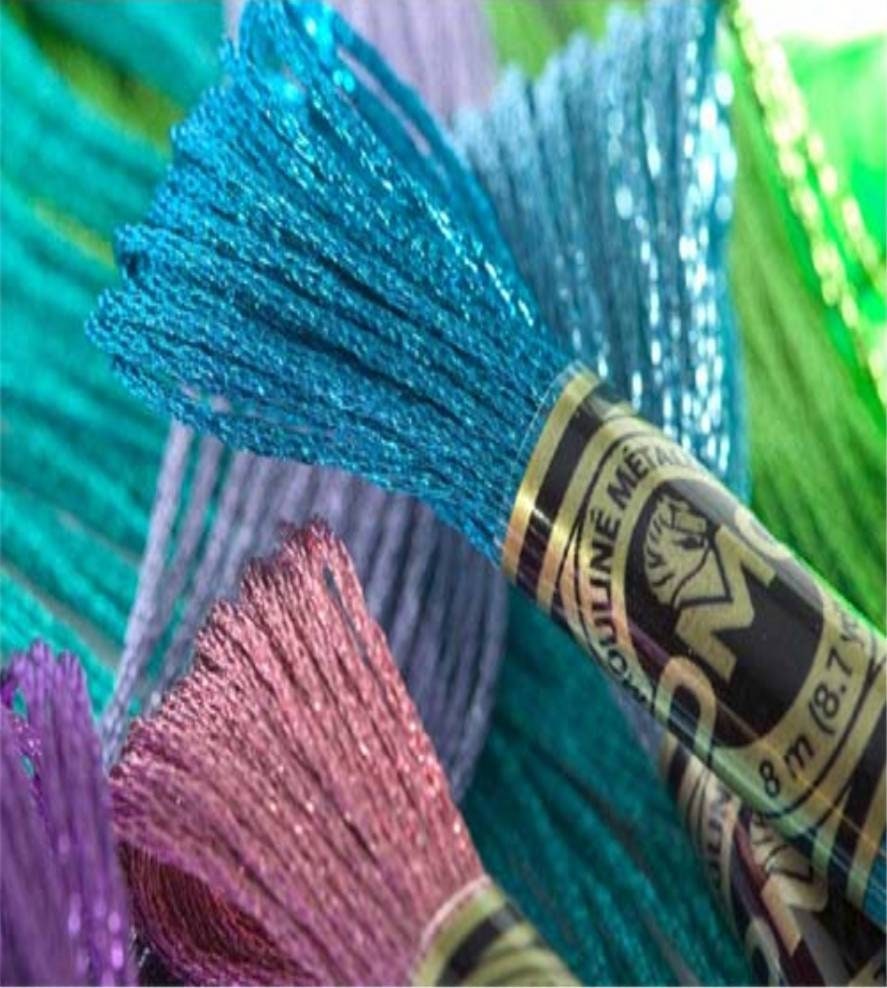 D.M.C Light Effects Metallic Thread Metallic Floss Neon - Etsy