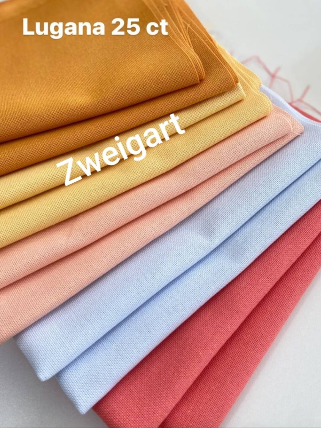 Zweigart Lugana 25ct Aida Fabric, Evenweave Fabric, Embroidery Cloth ...